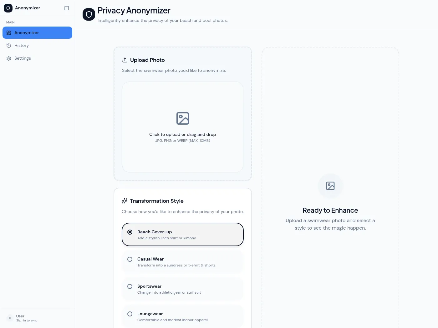 AI Photo Anonymizer