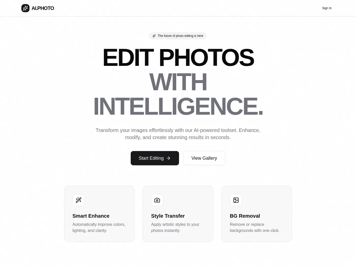 AI Photo Editor
