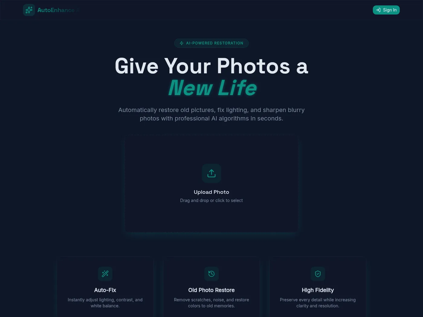 Auto Photo Enhancer AI