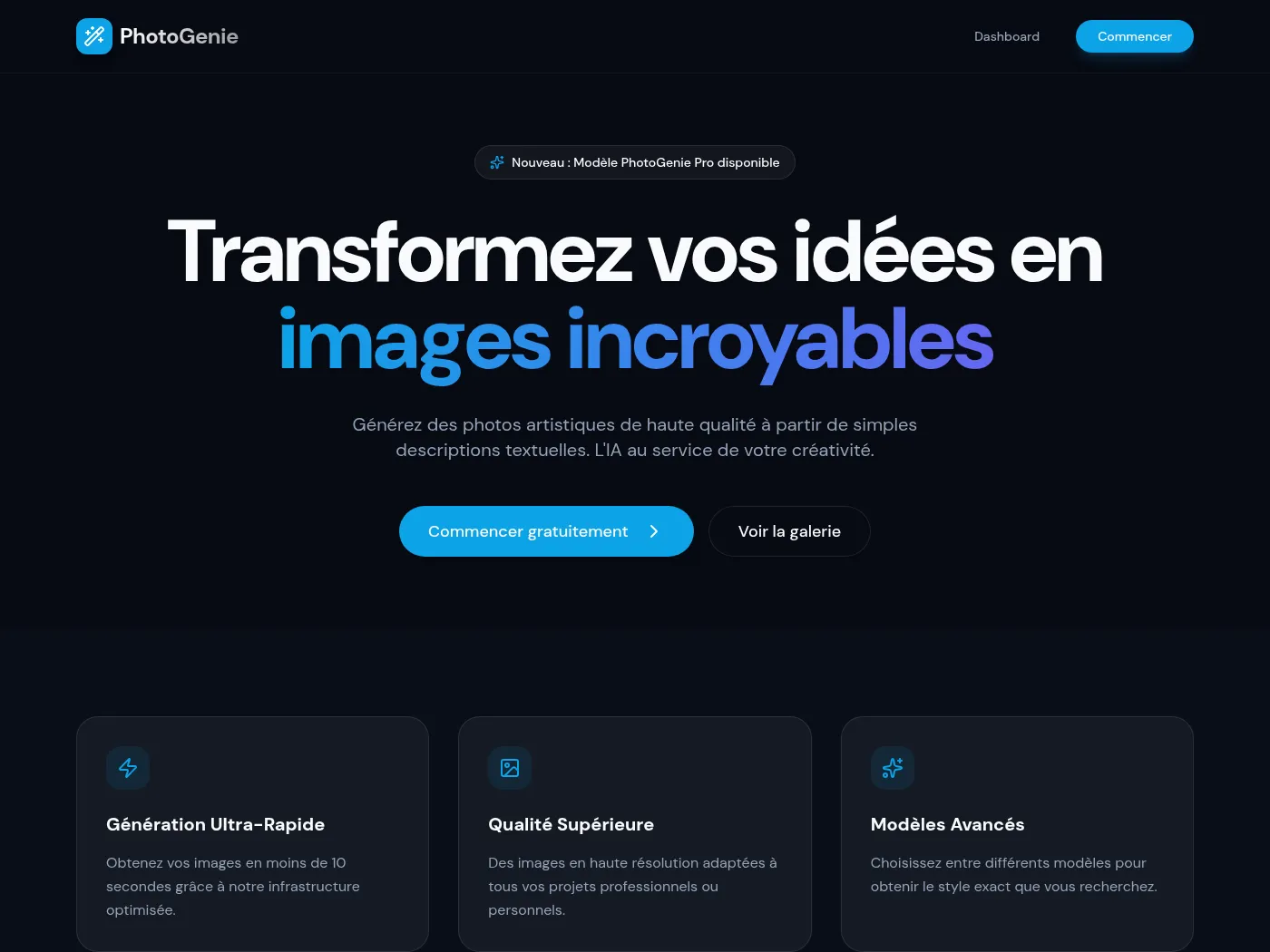 PhotoGenie AI