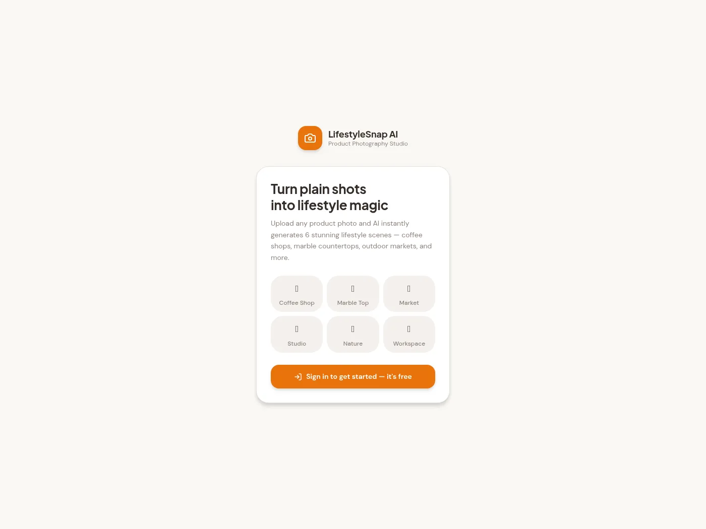 LifestyleSnap AI