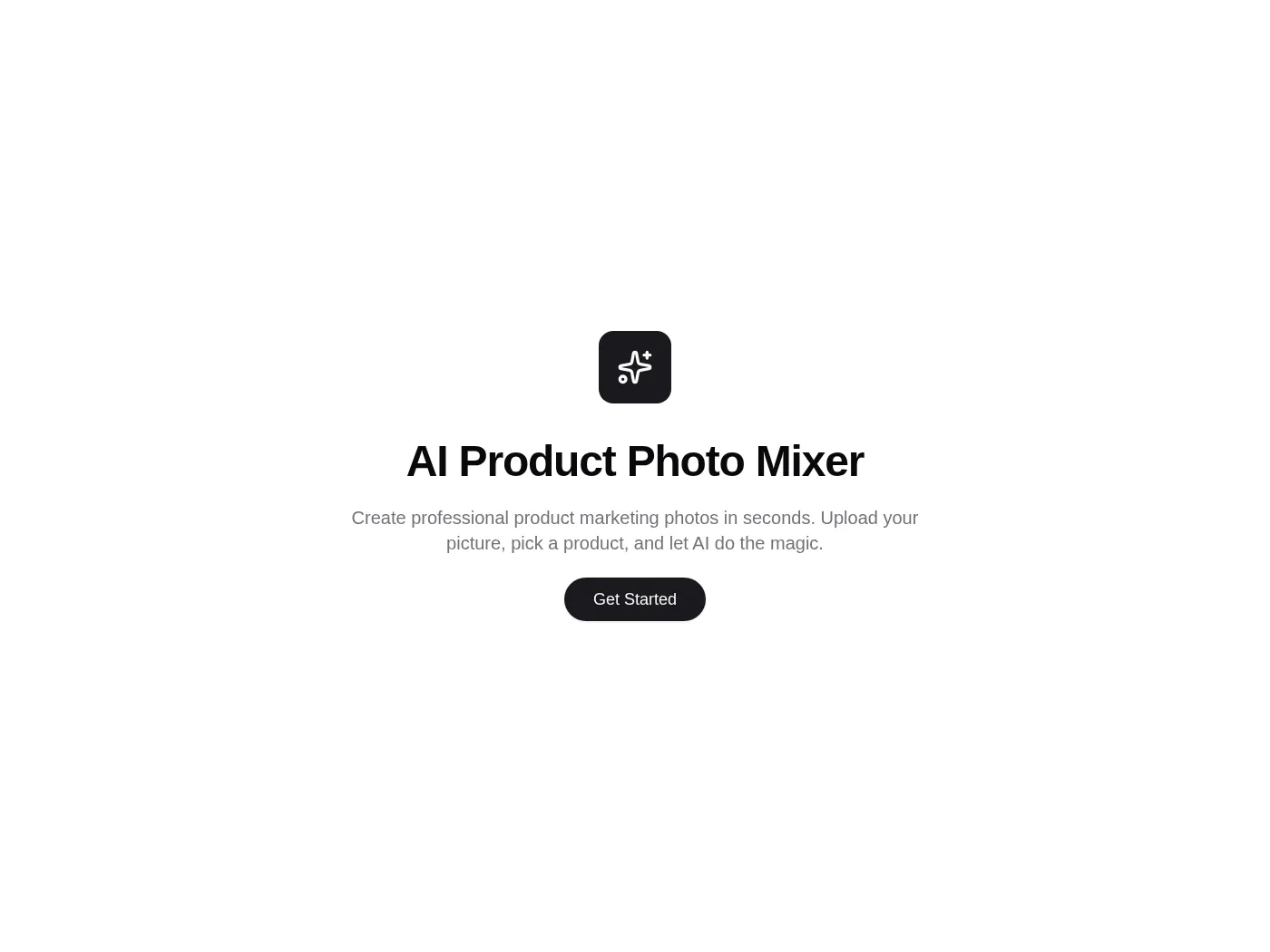 AI Product Photo Mixer