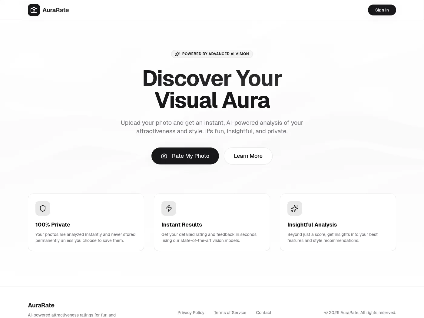 AI Attractiveness Rater