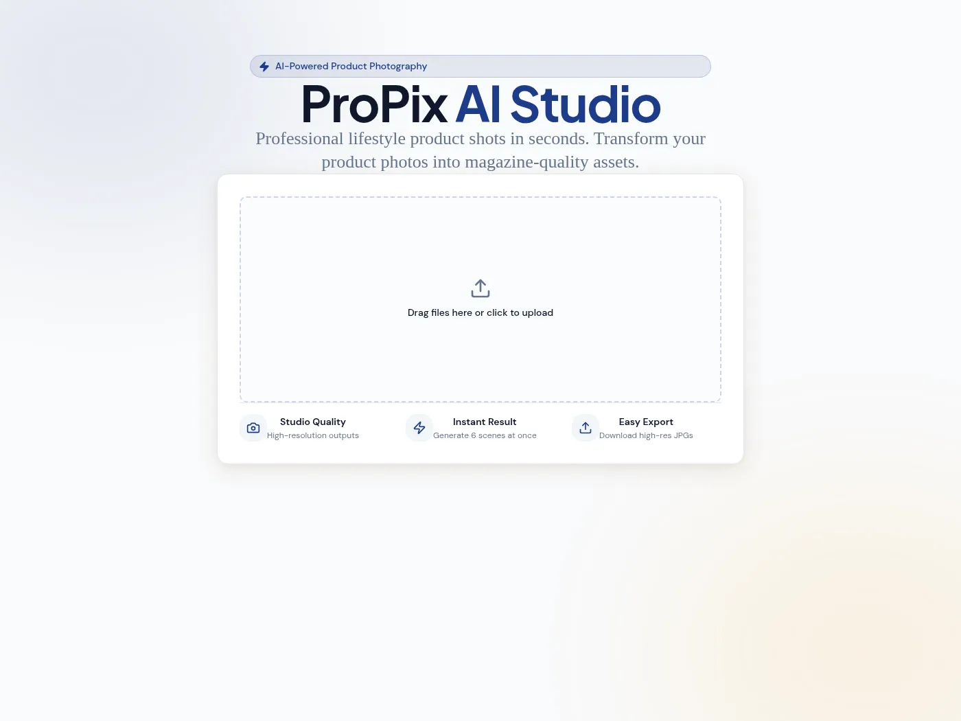 ProPix AI Studio