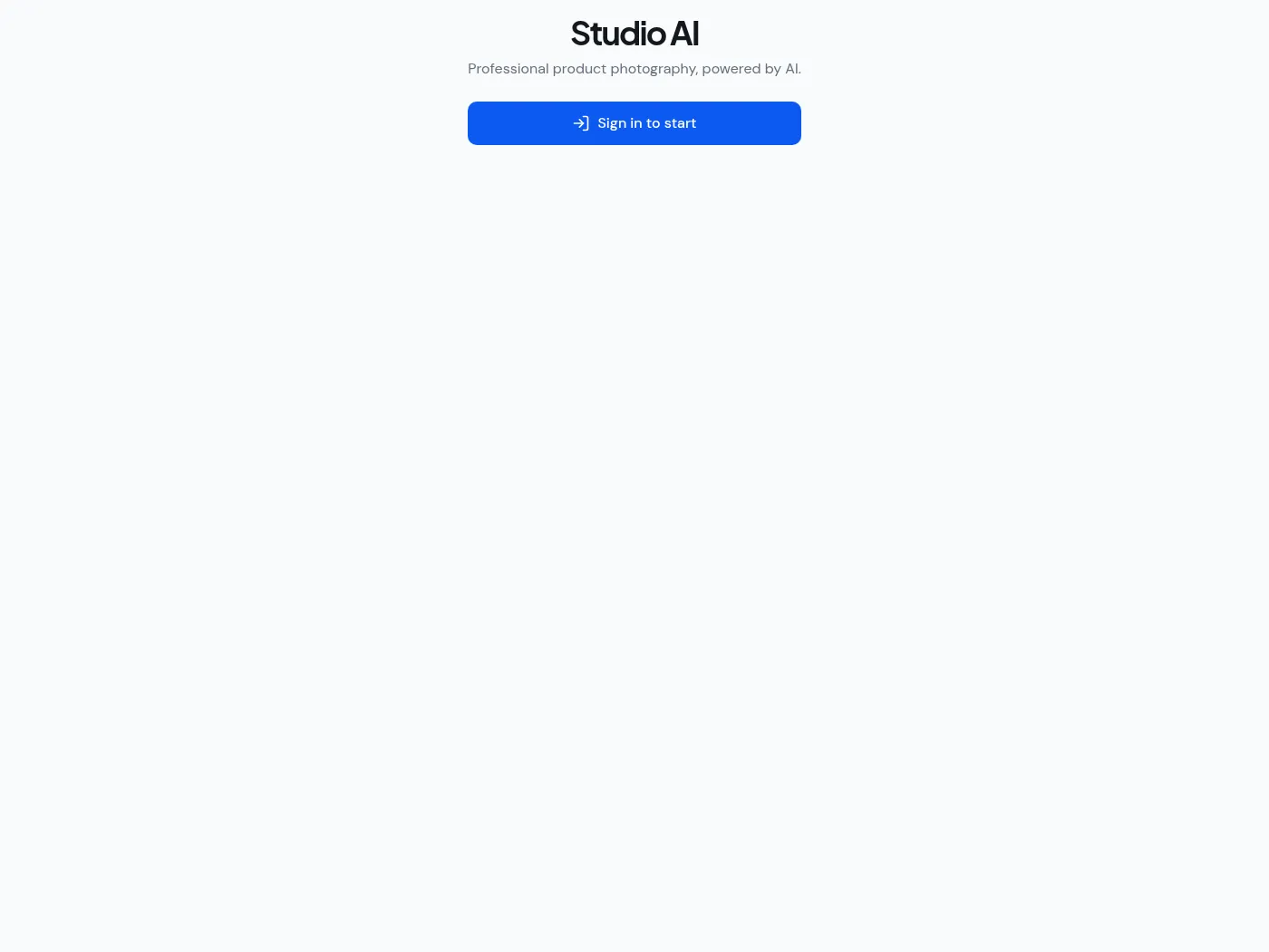 AI Product Photo Studio