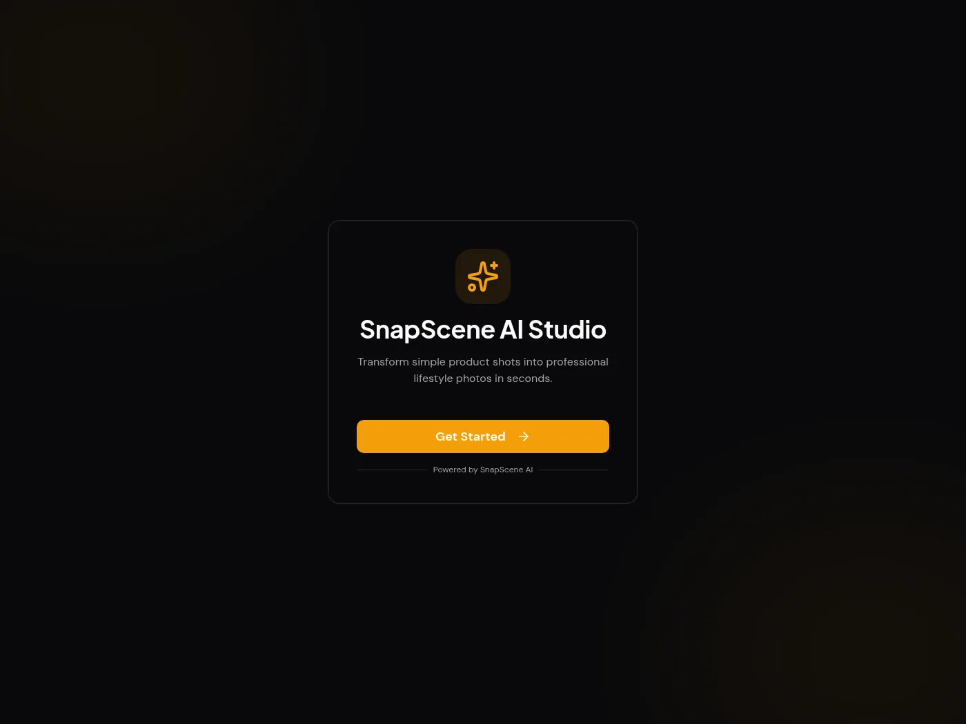 SnapScene AI Studio