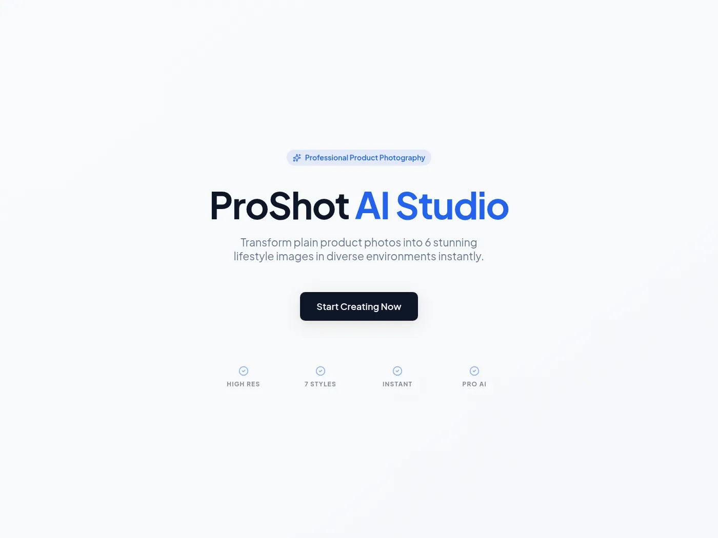 ProShot AI Studio