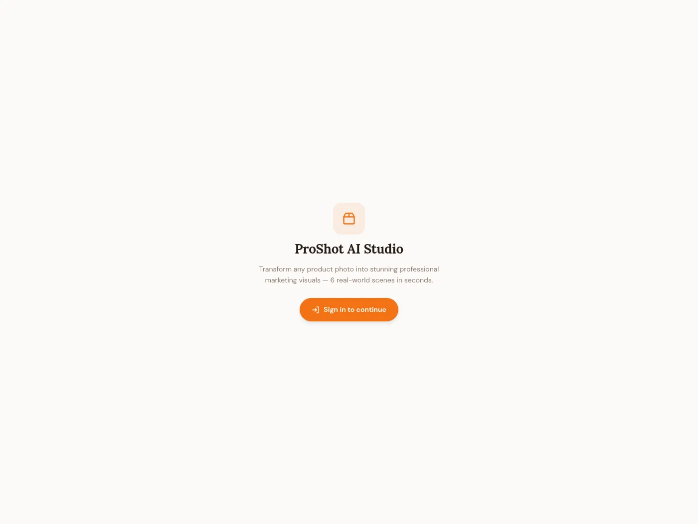 ProShot AI Studio