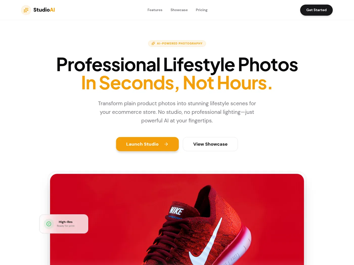 AI Product Photo Studio
