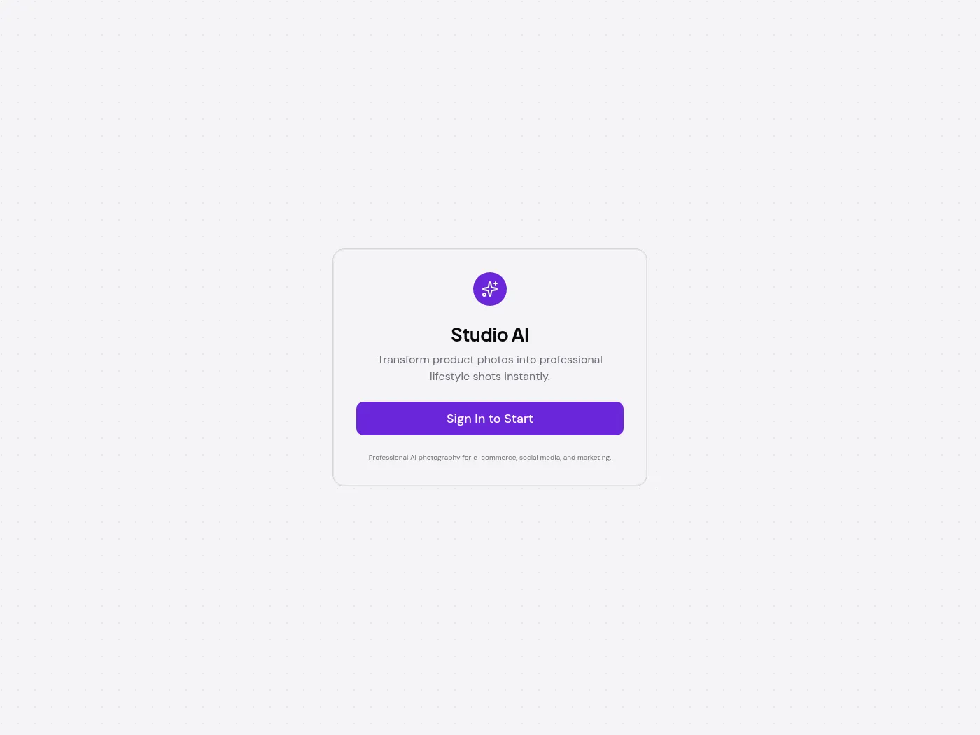 AI Product Photo Studio