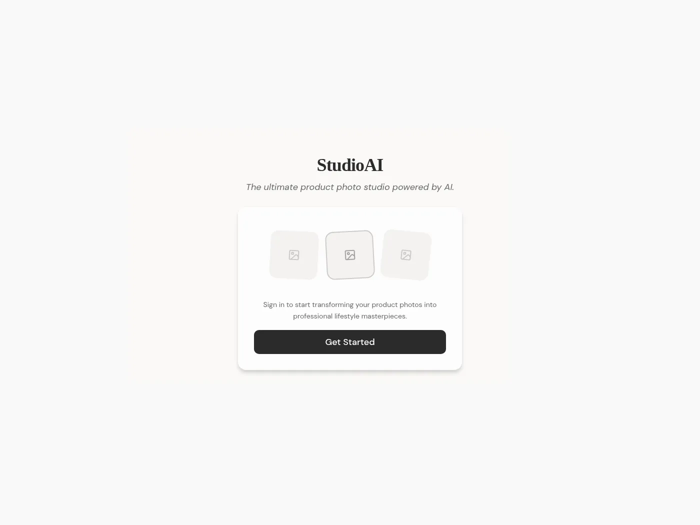 AI Product Photo Studio