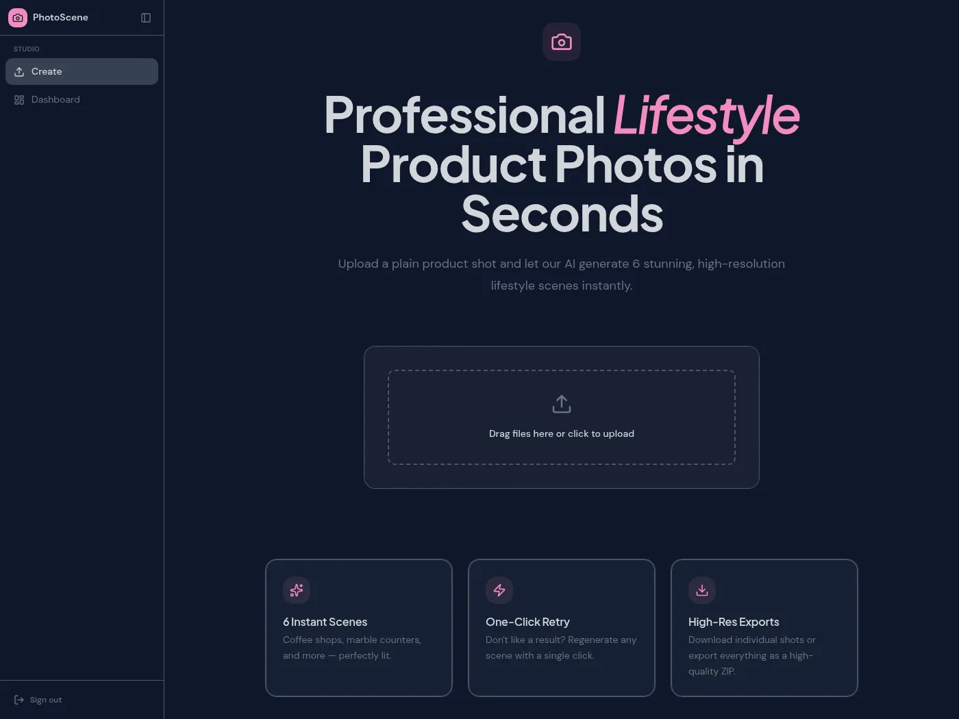 AI PhotoScene Studio