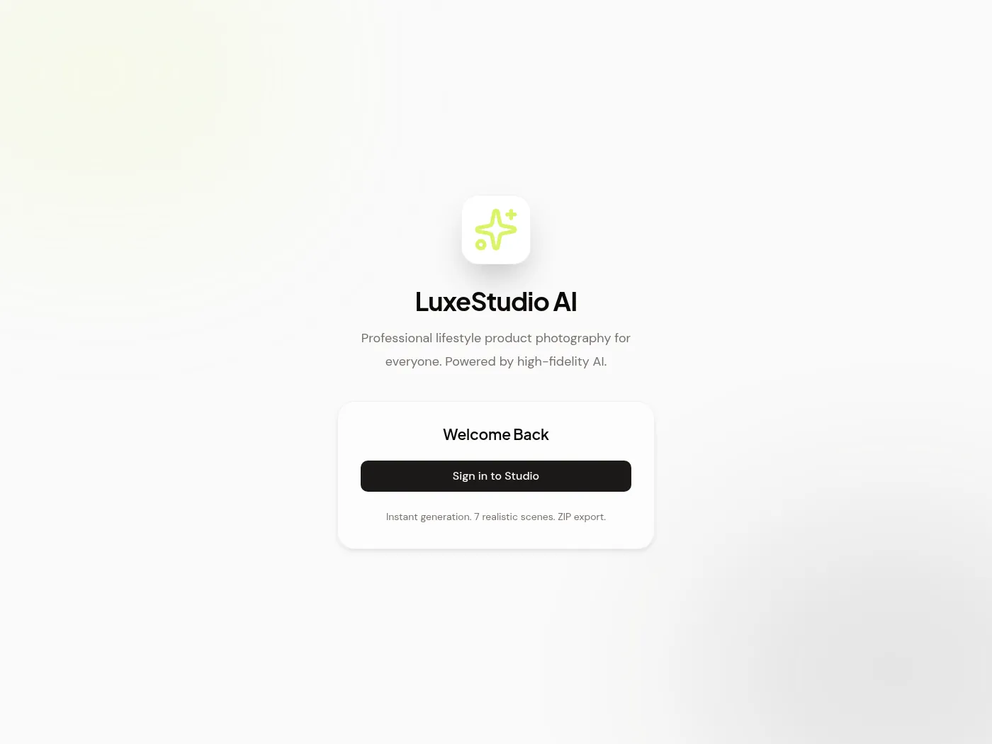 AI Lifestyle Photo Studio