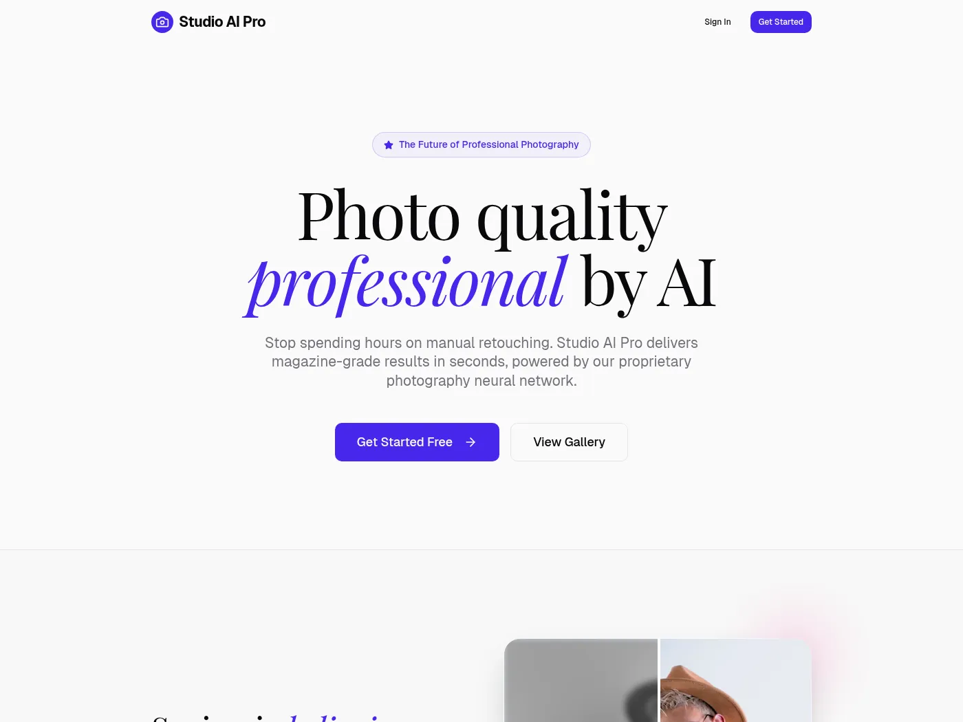 AI Pro Photo Studio