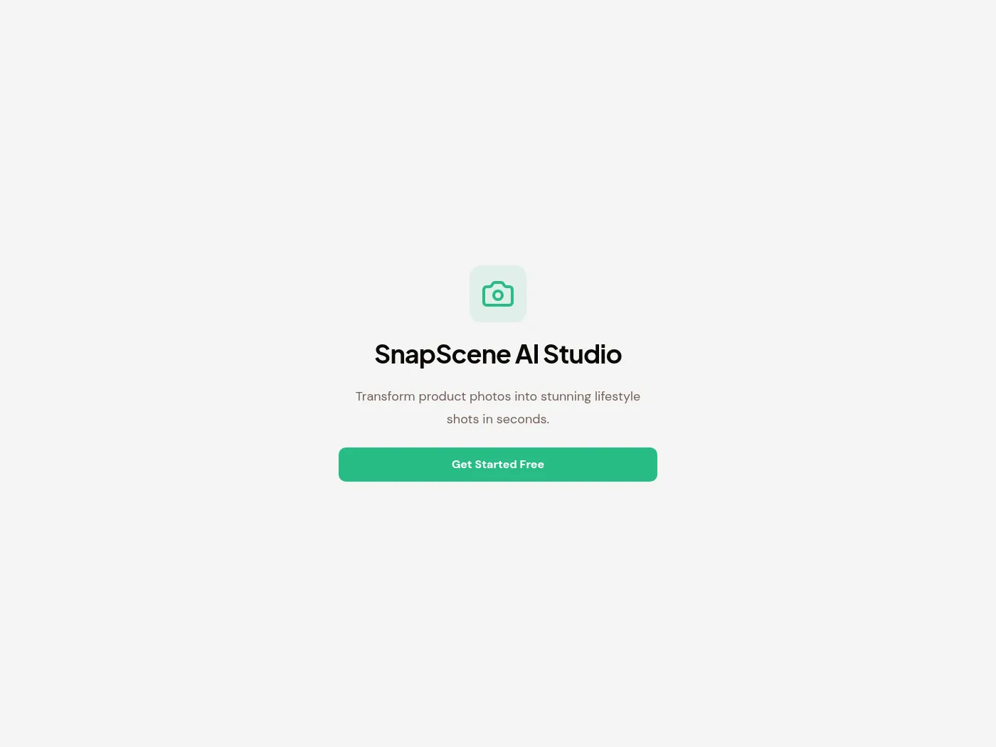 SnapScene AI Studio