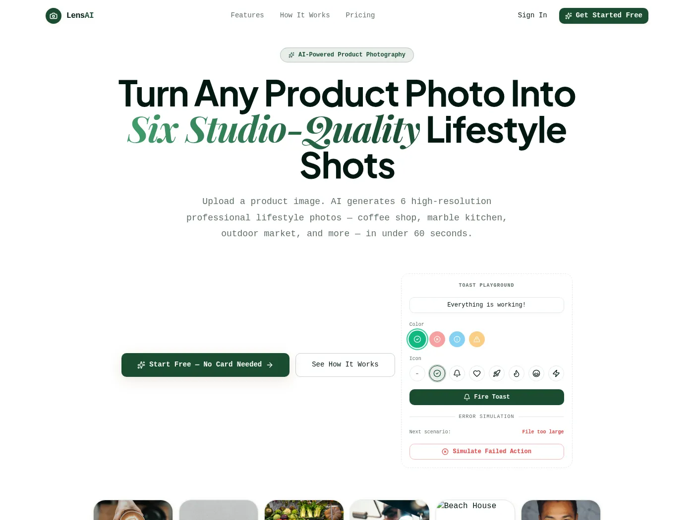 AI Lifestyle Photo Studio