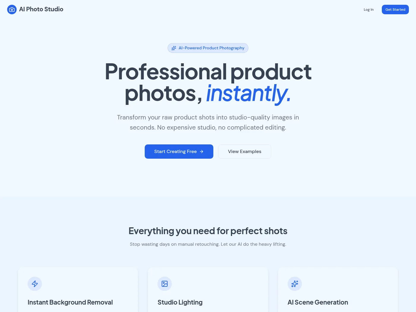 AI Product Photo Studio