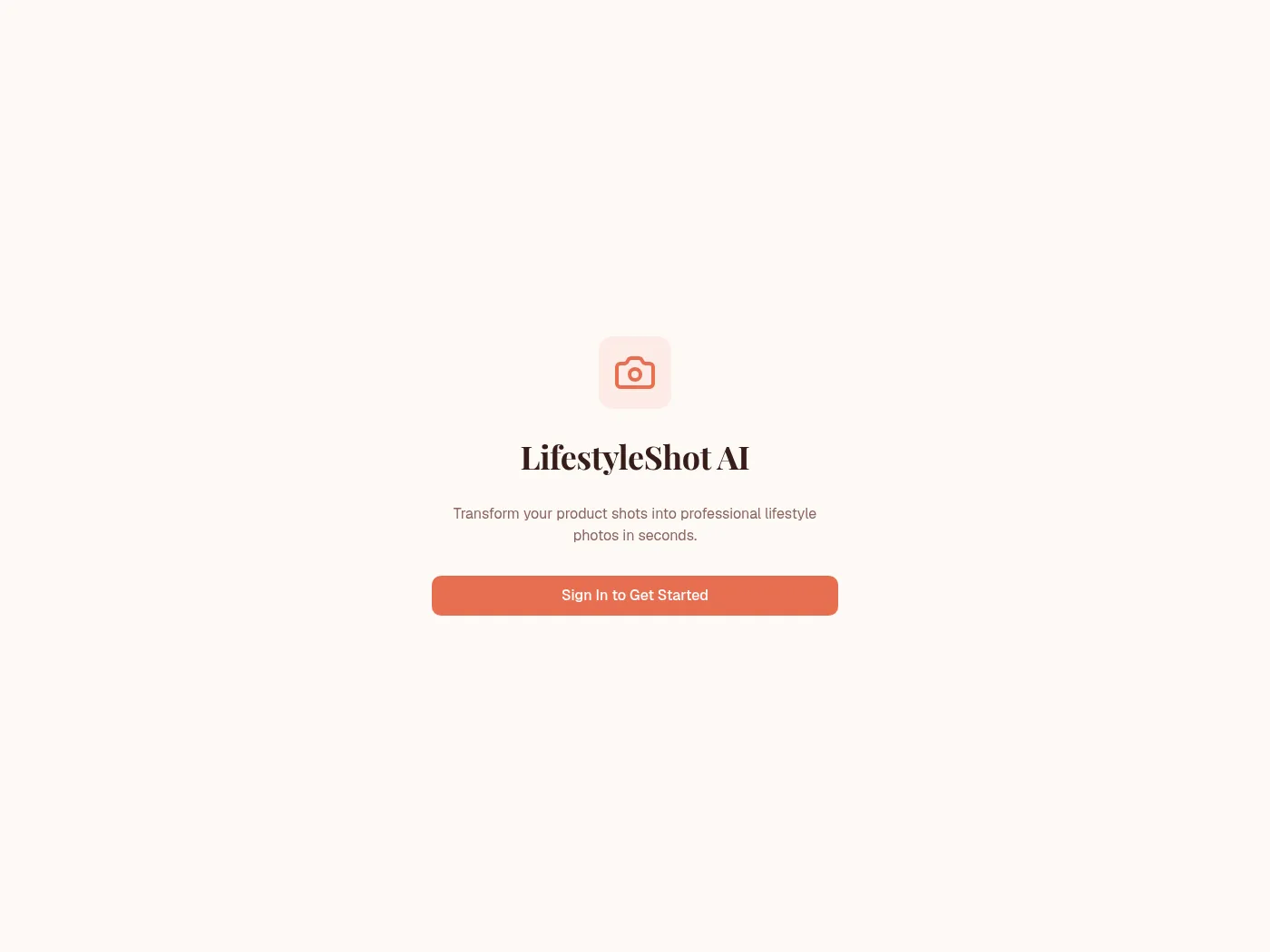 LifestyleShot AI
