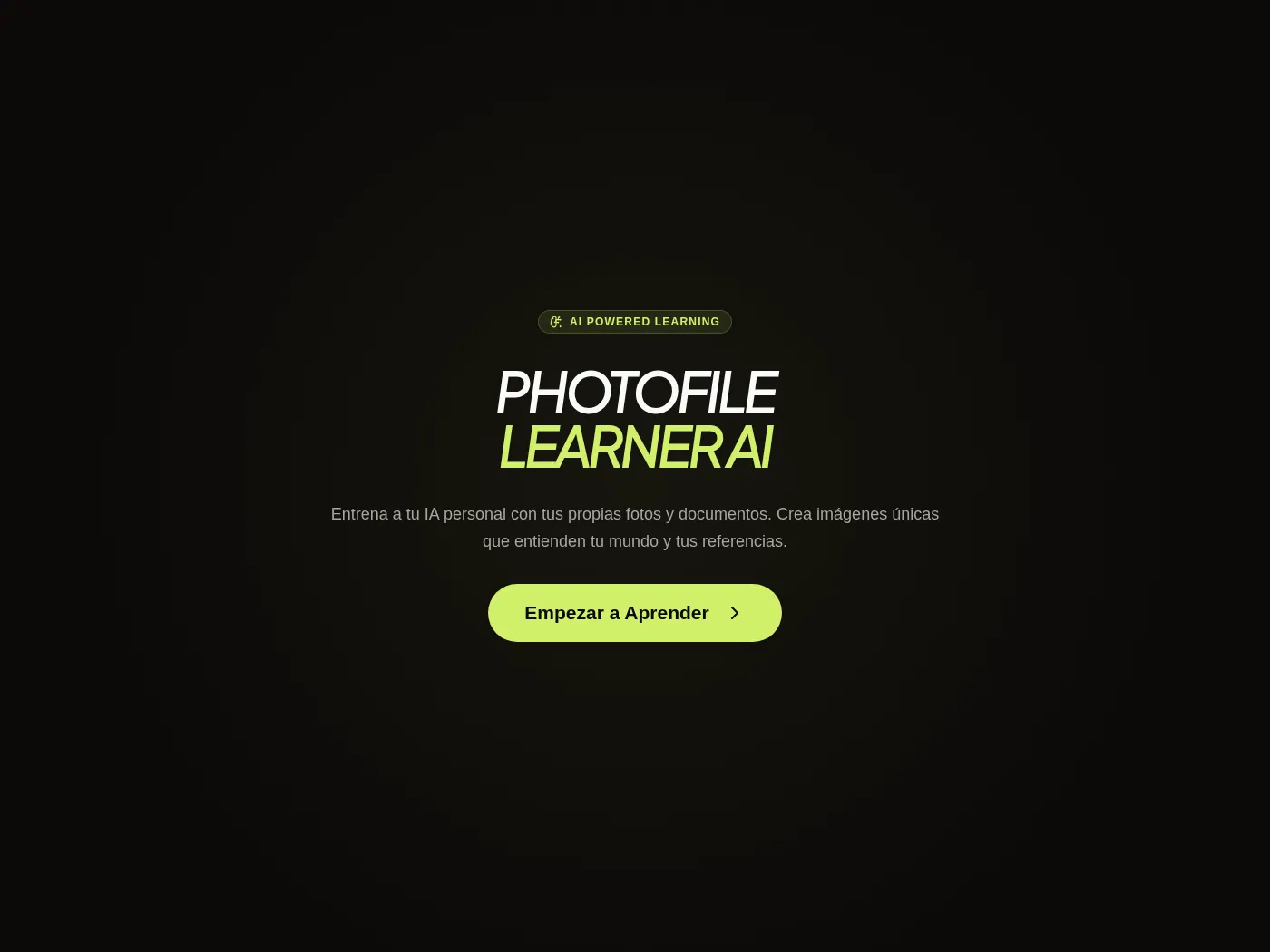 PhotoFile Learner AI