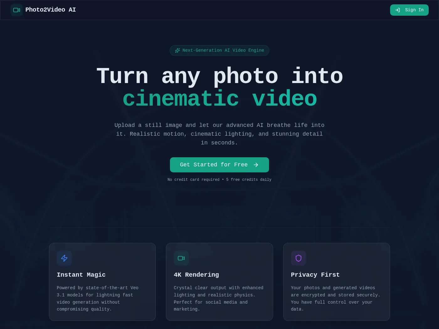 Photo2Video AI