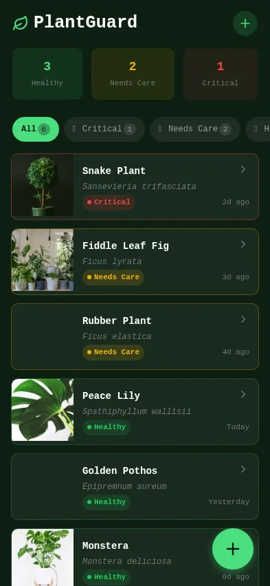 PlantGuard AI App