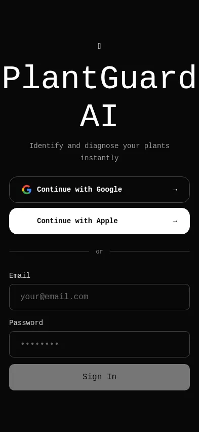 PlantGuard AI