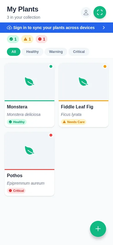 Plant Health AI App