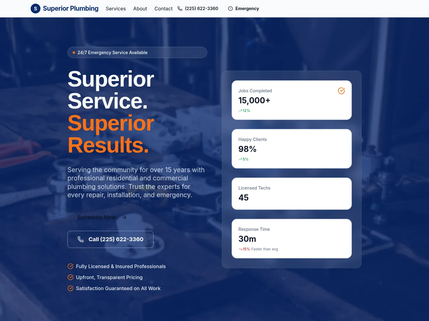 Superior Plumbing Site
