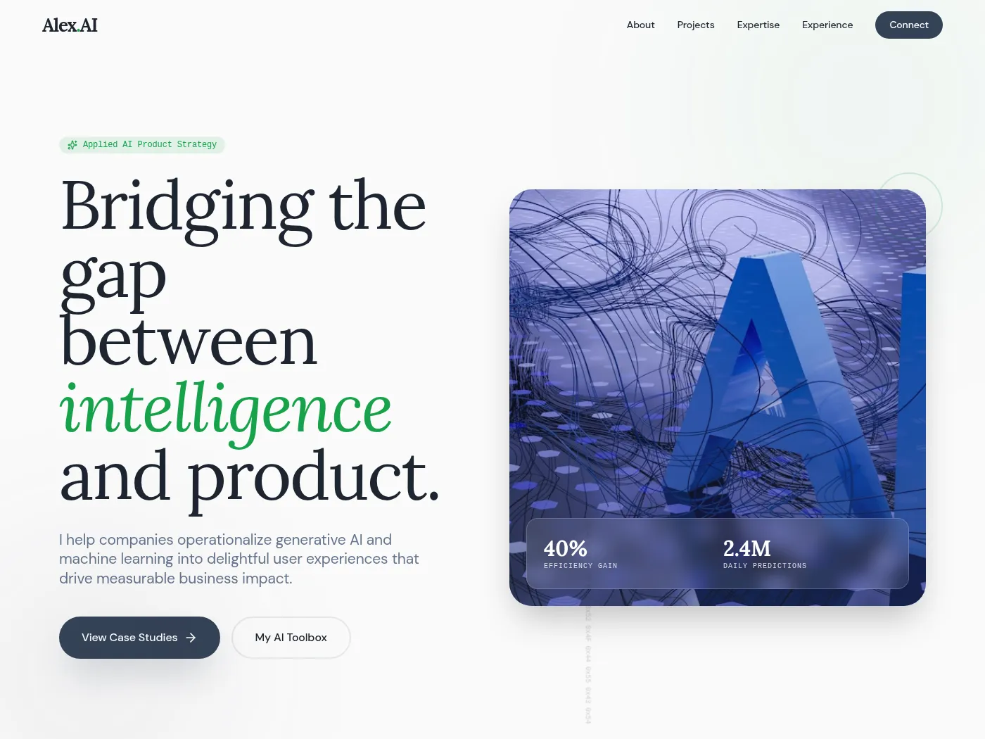 Aesthetic AI PM Portfolio