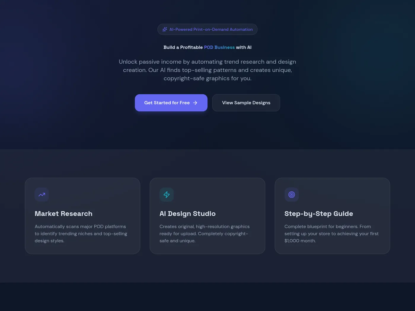 AI Print-On-Demand Wizard
