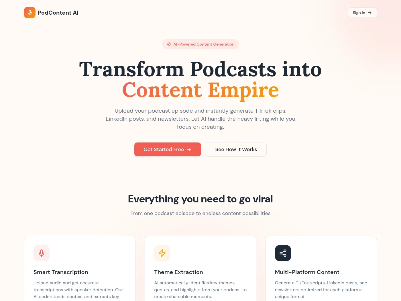 PodContent AI Suite