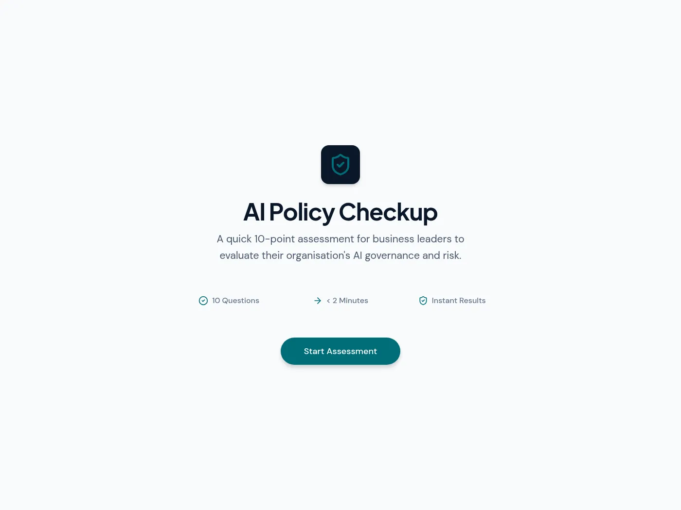 AI Policy Checkup