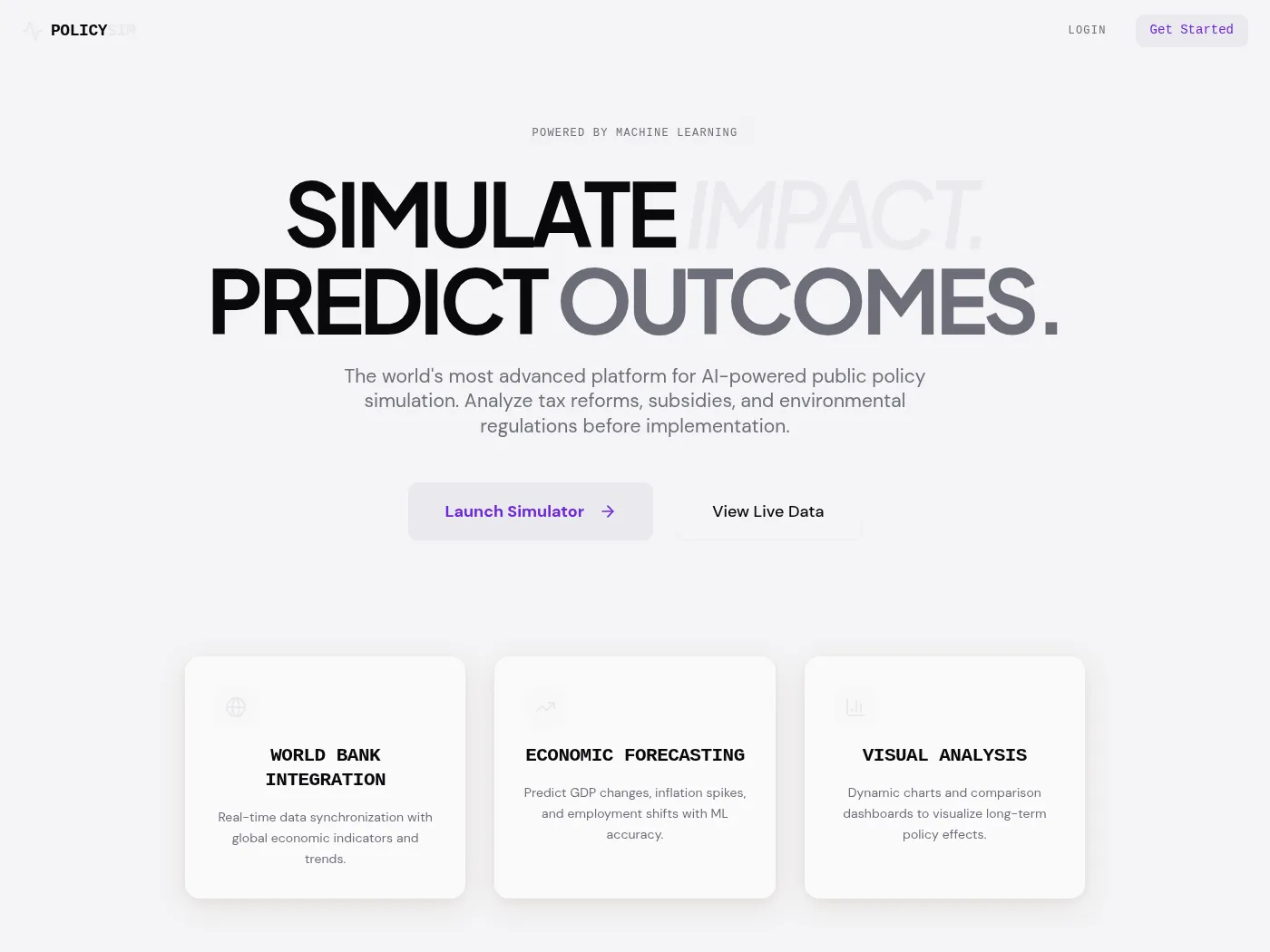 AI Policy Impact Simulator