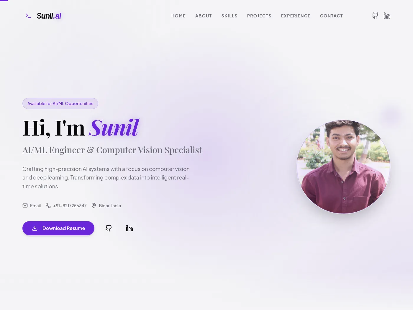 AIPortfolio Sunil