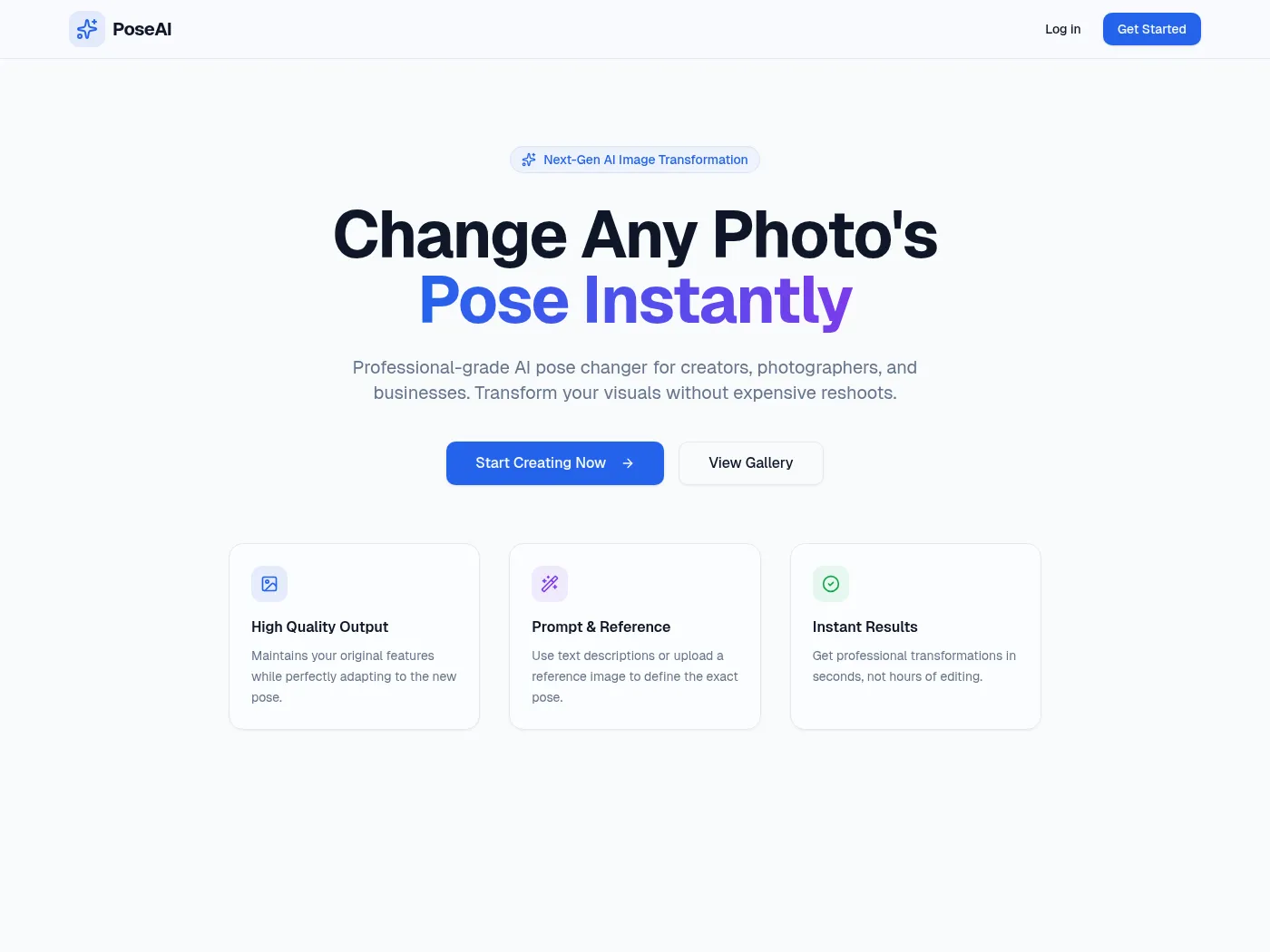 AI Pose Changer