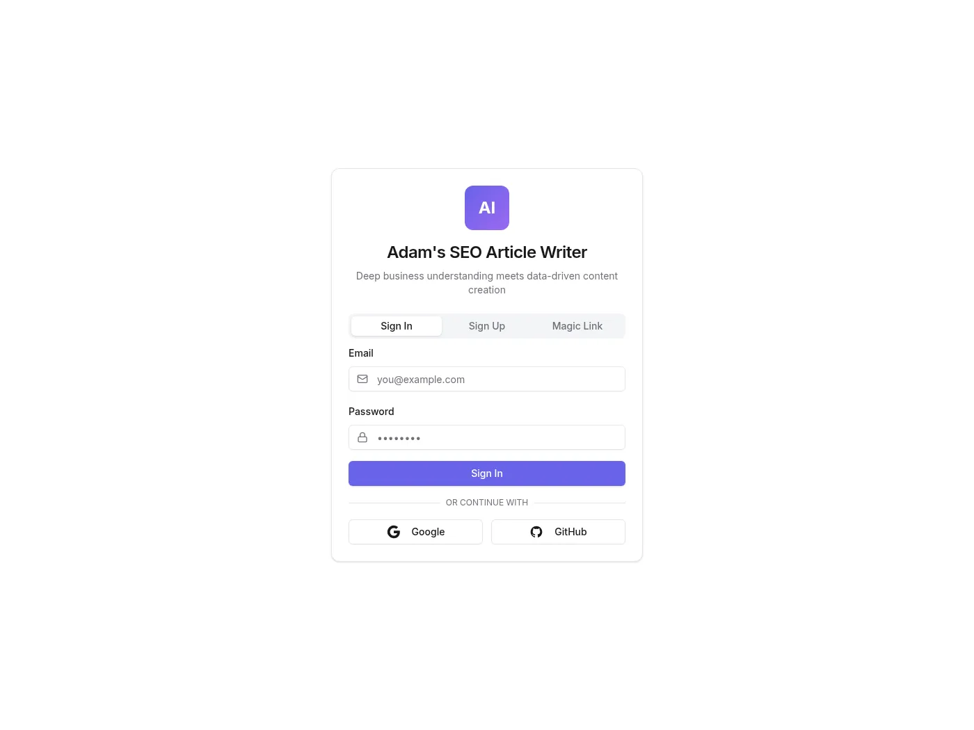 AI-Powered SEO Article Writer with Business-Aware Content Generation (Remix)