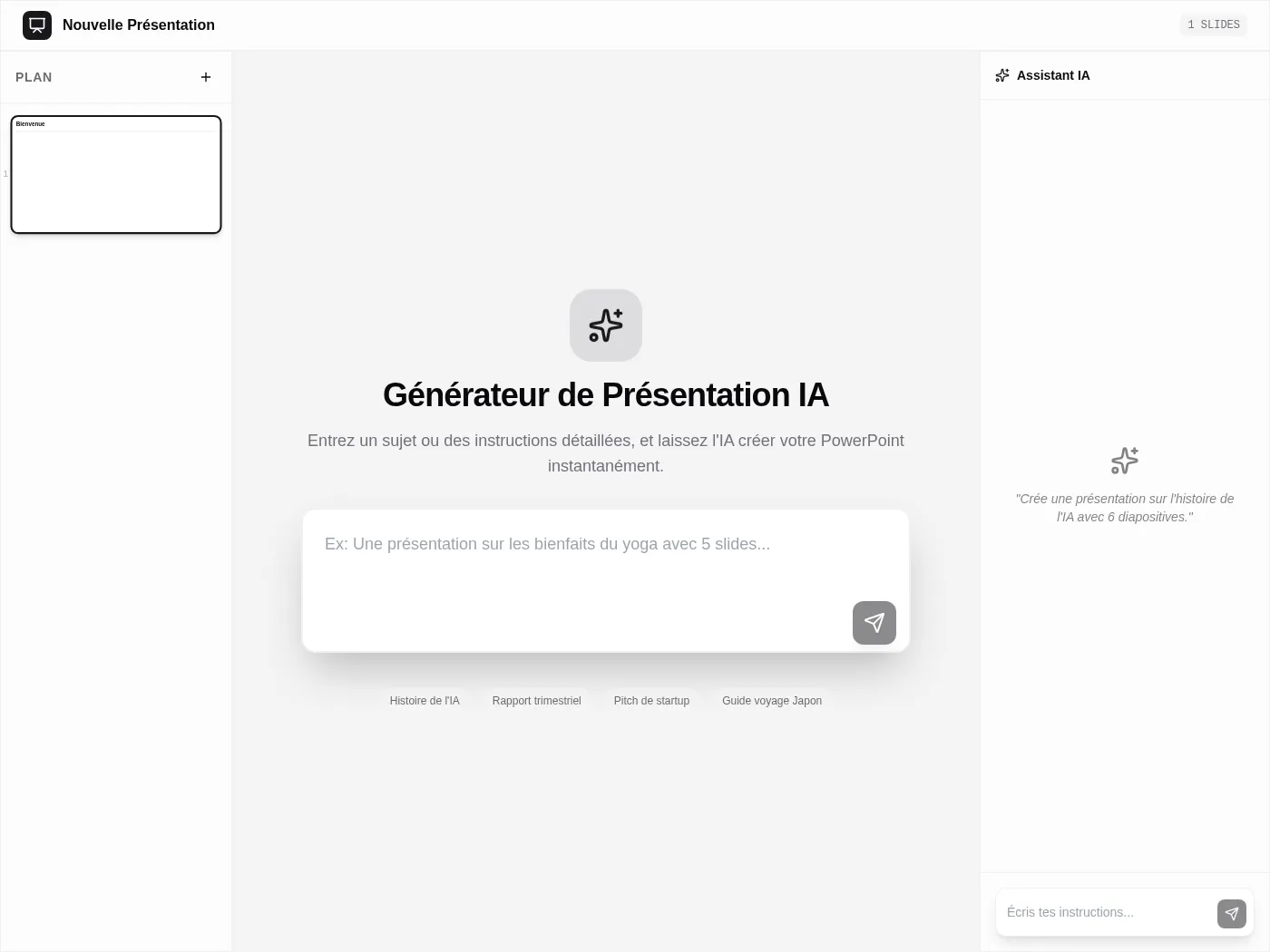 AI PowerPoint Generator
