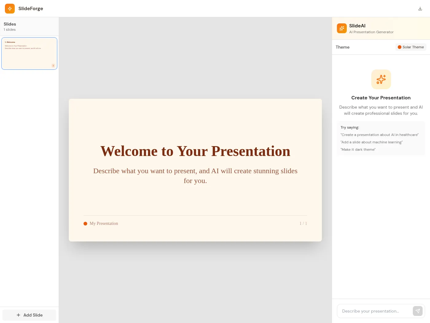 AI Presentation Maker