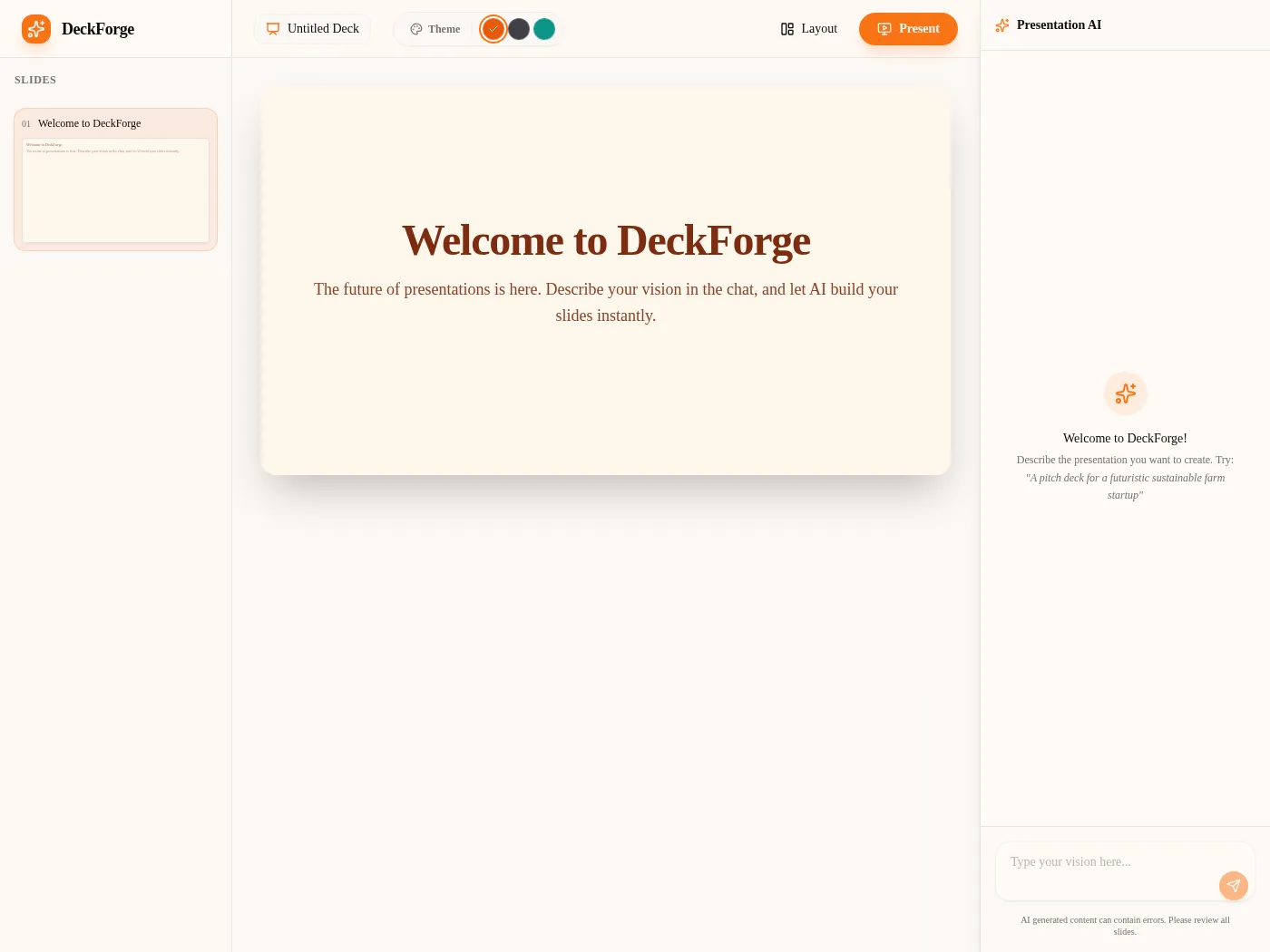 AI PowerPoint Maker