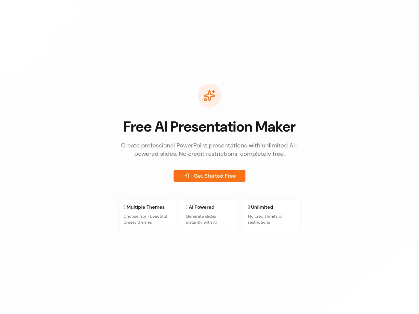 Free AI Presentation Maker