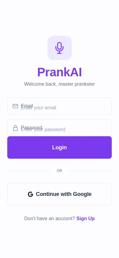 AI Prank Call Generator