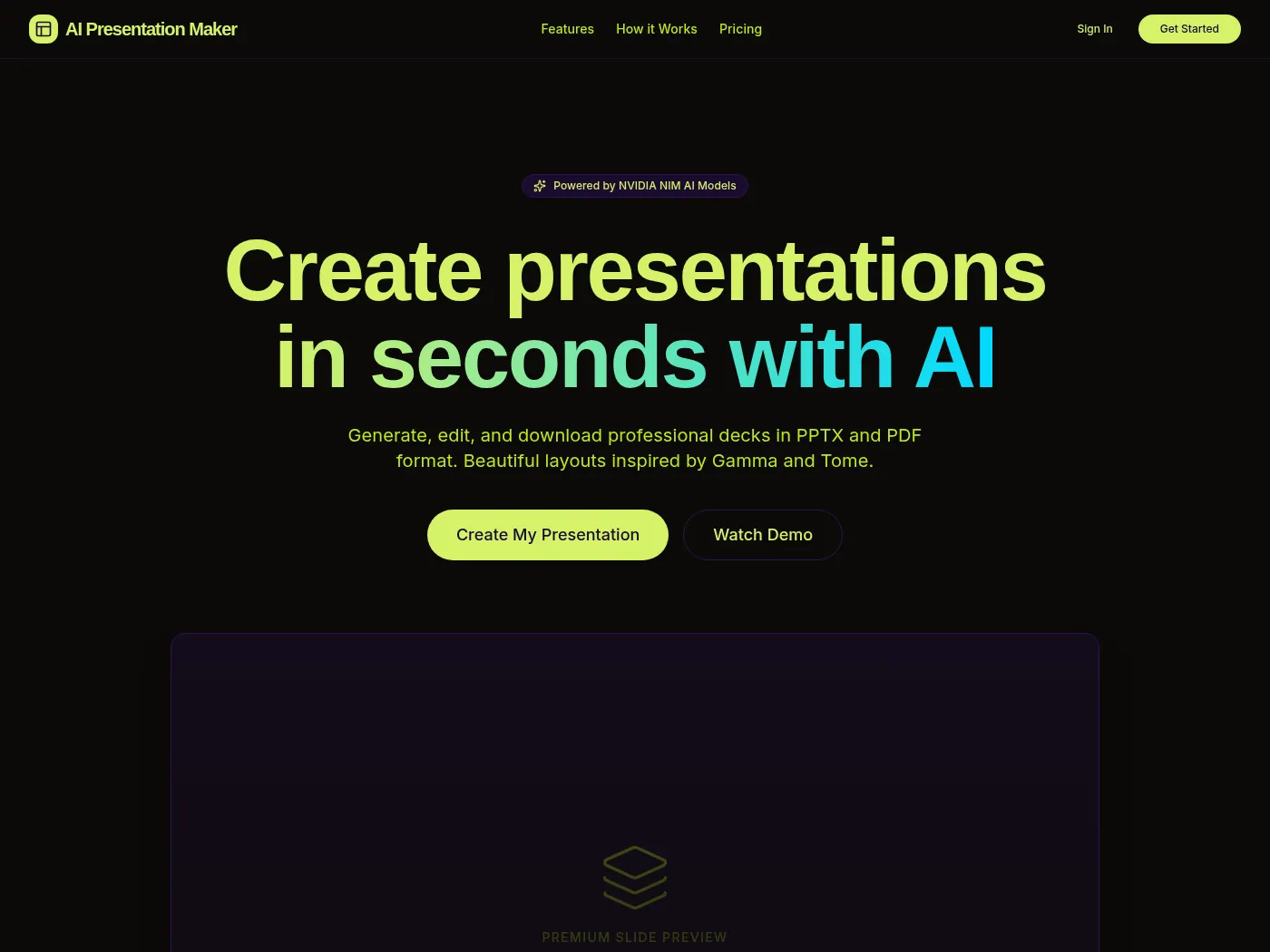 AI Presentation Maker