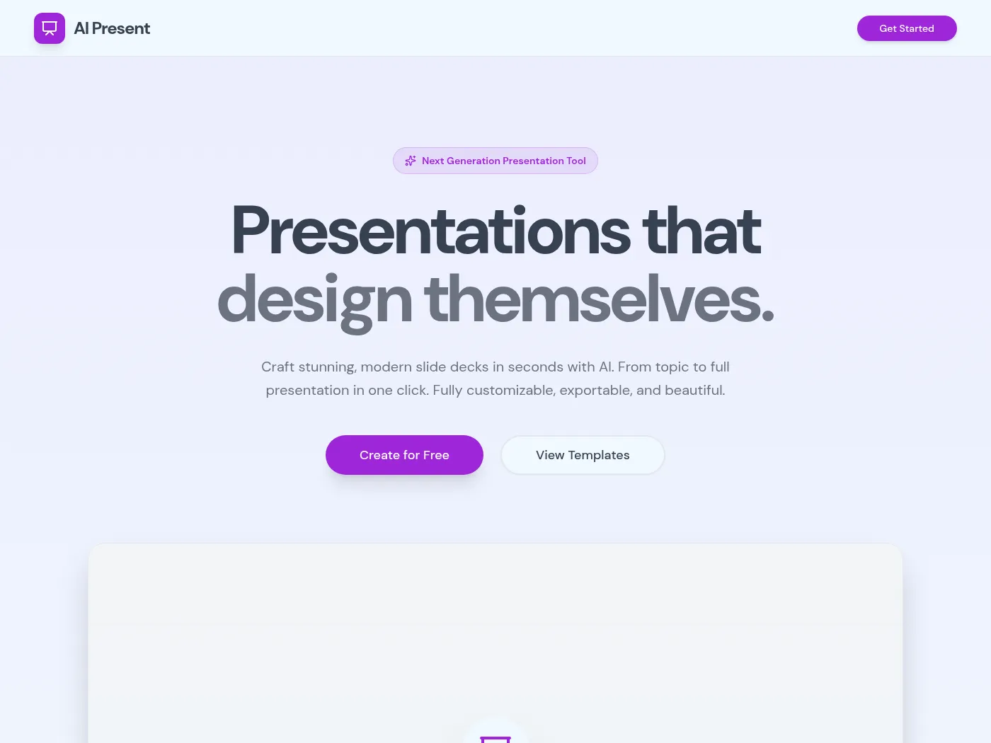 AI Presentation Builder