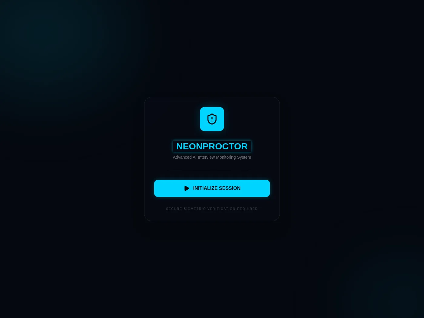 NeonInterview Proctor UI