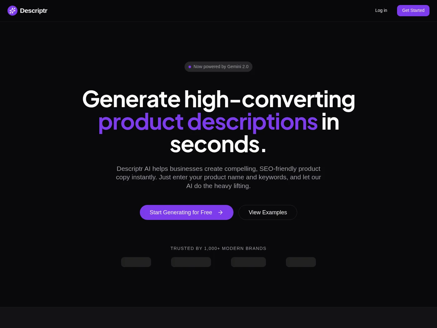 Descriptr AI