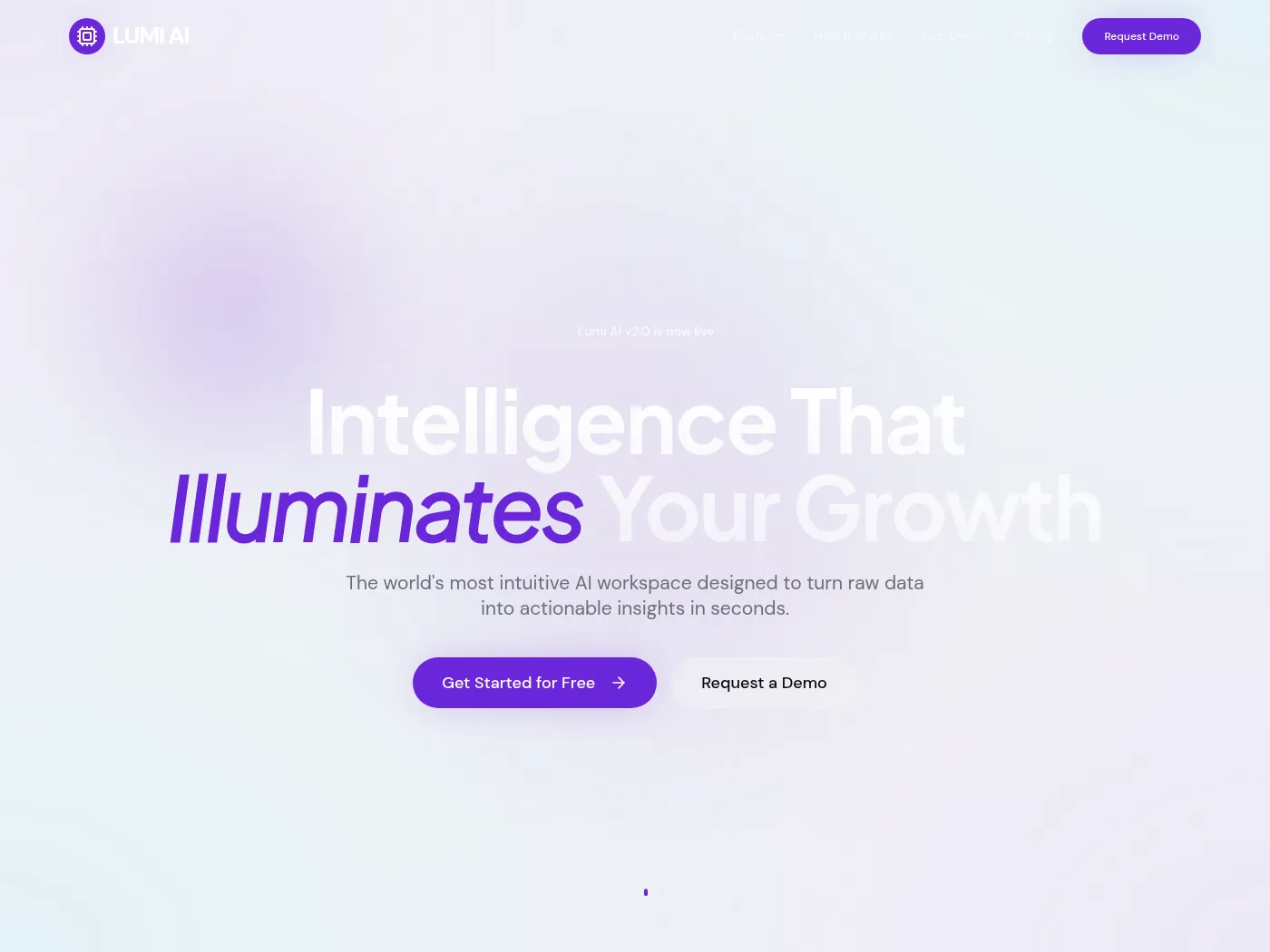 Lumi AI Landing