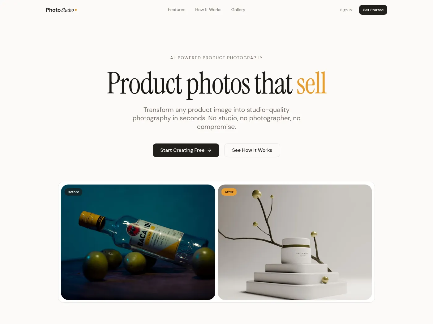 AI Product Photo Studio