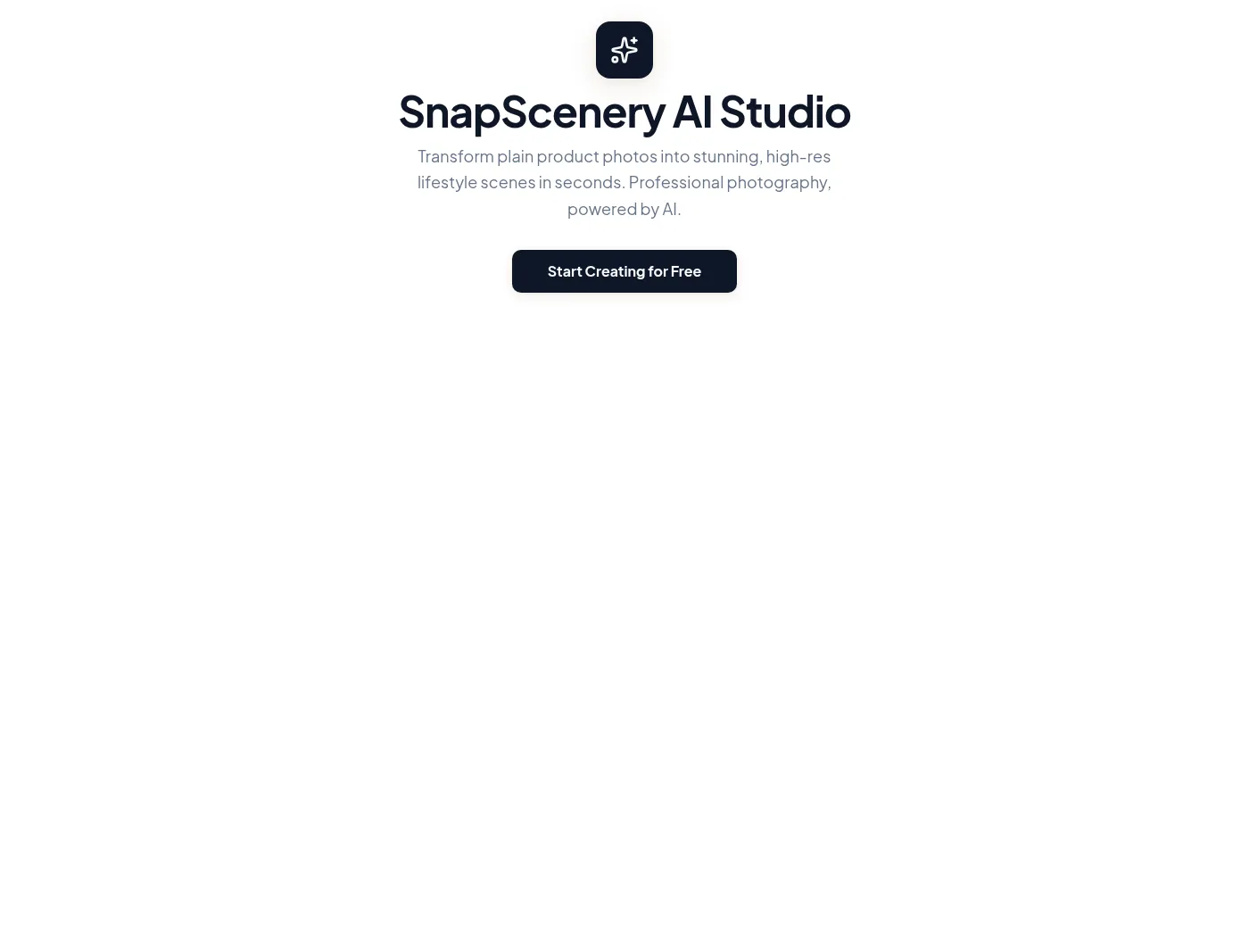 SnapScenery AI Studio