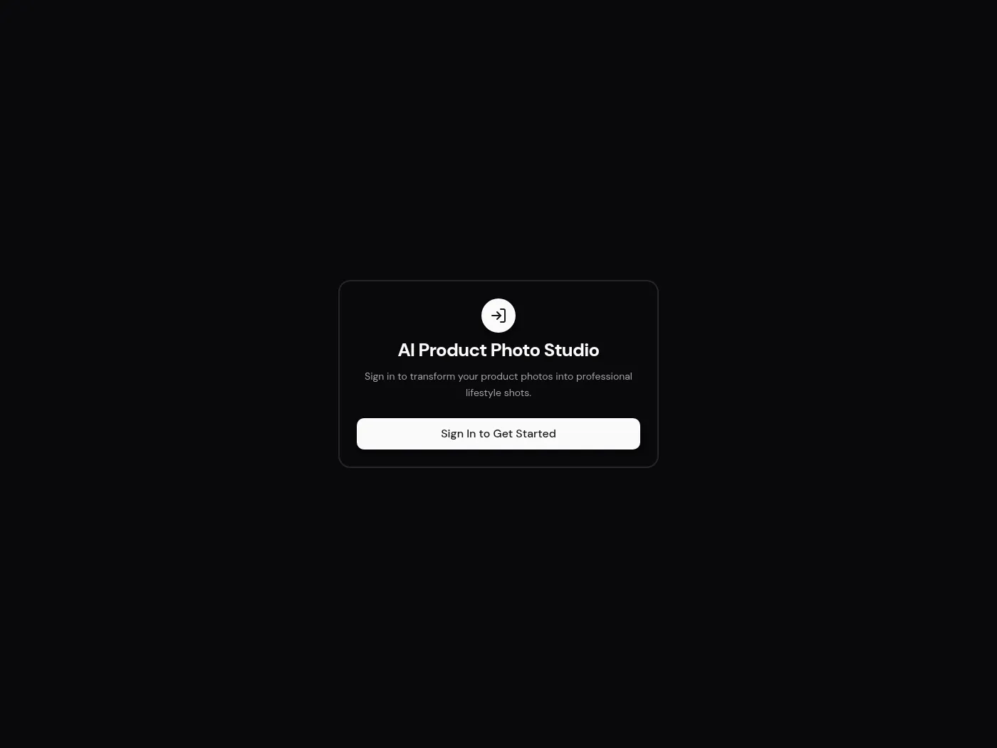 AI Product Photo Studio