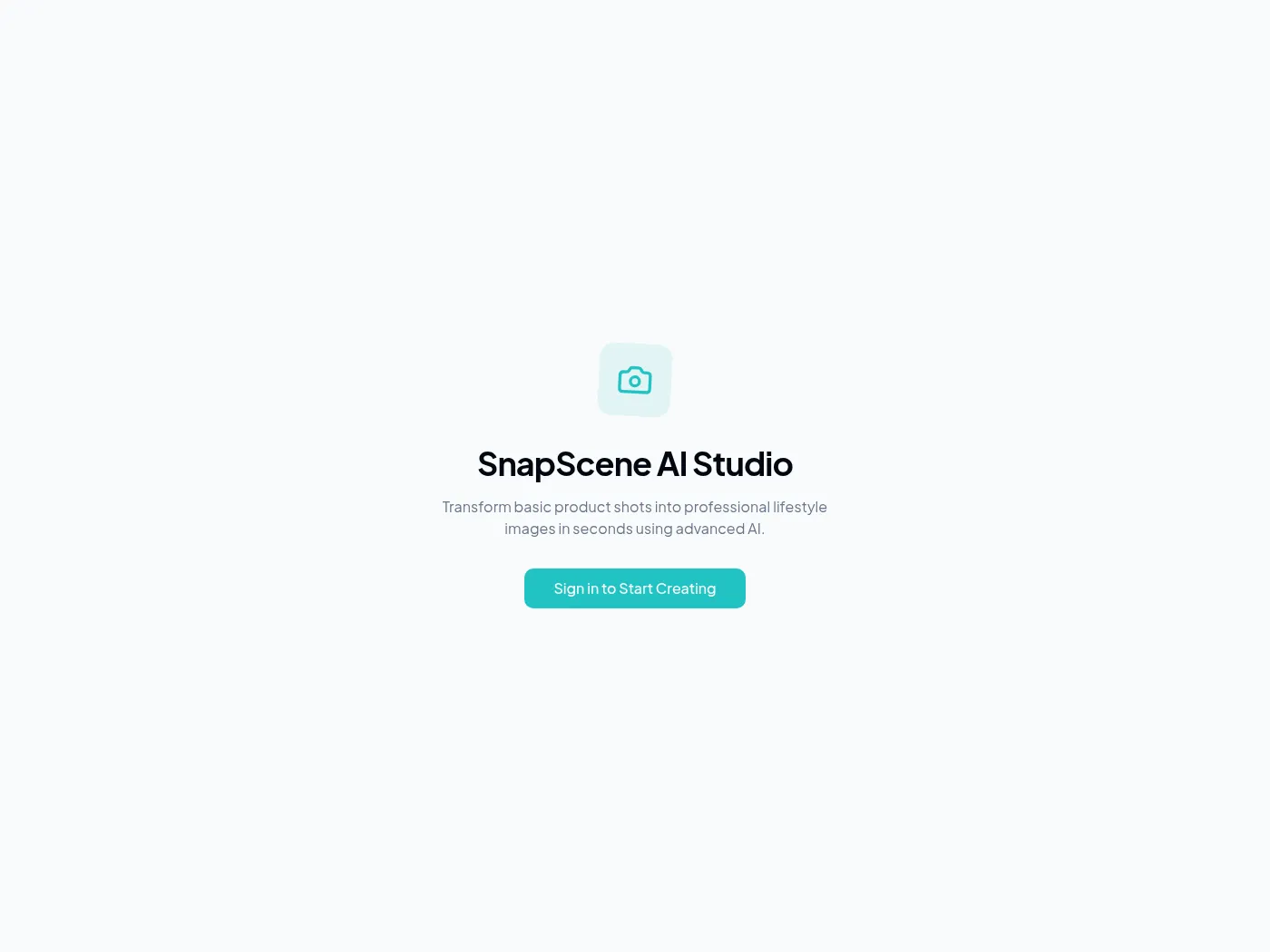 SnapScene AI Studio